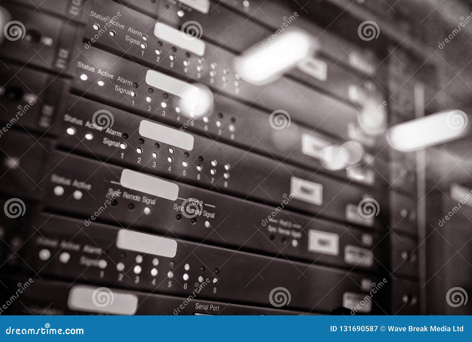 Empty server room stock image. Image of device, software - 131690587