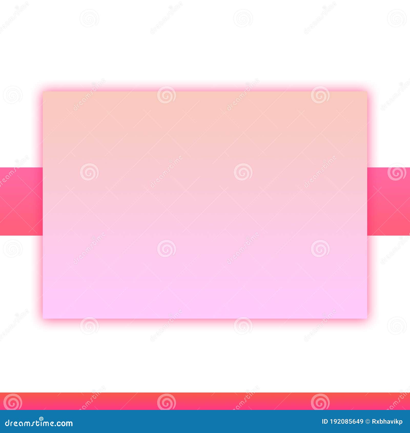 Modern Empty Soft Rectangle Box Template-for Banner, Poster, Card ...