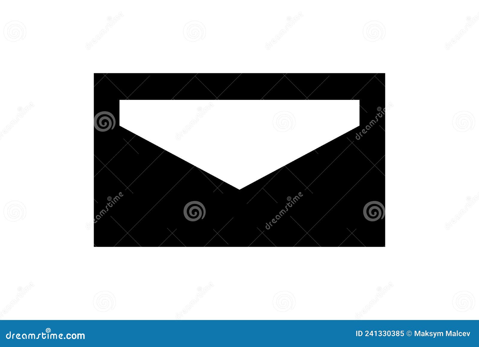Modern Envelope Icon. Mail Symbol. Vector Illustration Isolated on ...