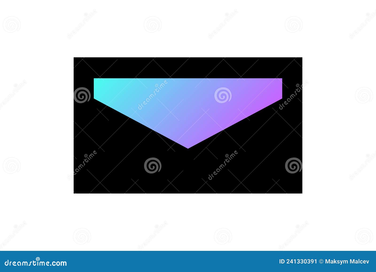 Modern Envelope Icon. Mail Symbol. Vector Illustration Isolated on ...