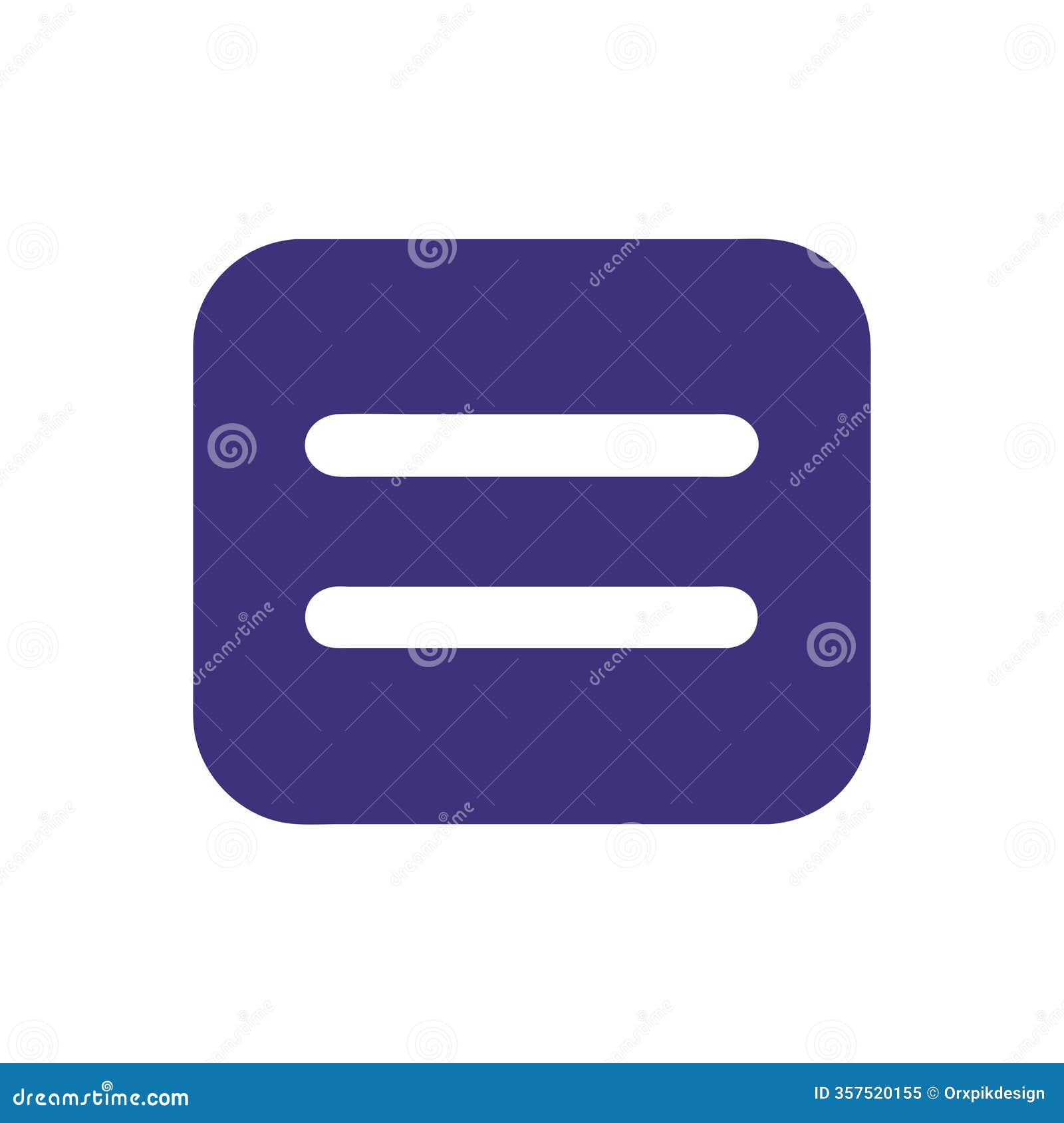 Modern Equal Sign Icon for Justice Stock Illustration - Illustration of ...