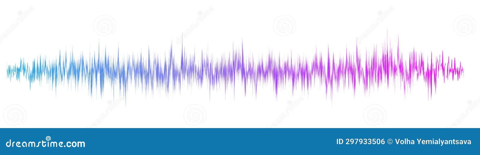 Modern Equalizer of Sound Waves. Vector Ingredients Sound Wave Stock ...