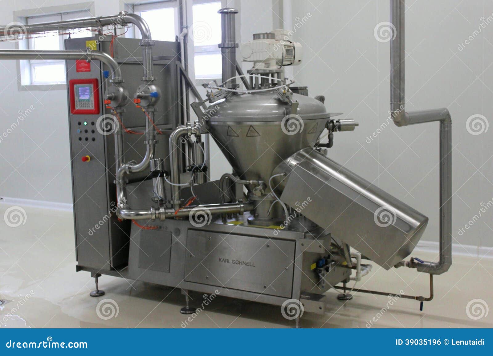 Modern Equipment for Milk Processing Editorial Photo - Image of metal ...