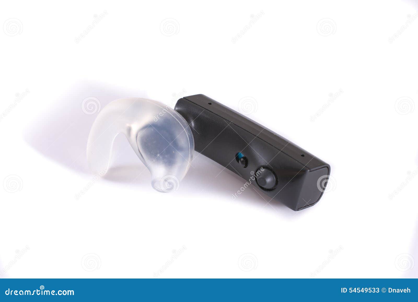 Modern Ergonomic Wireless Bluetooth Headset - Headphone Stock Image ...