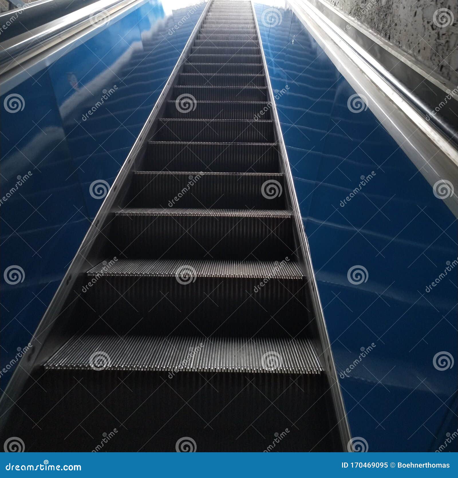 Modern Escalator Steps without People Stock Image - Image of people ...