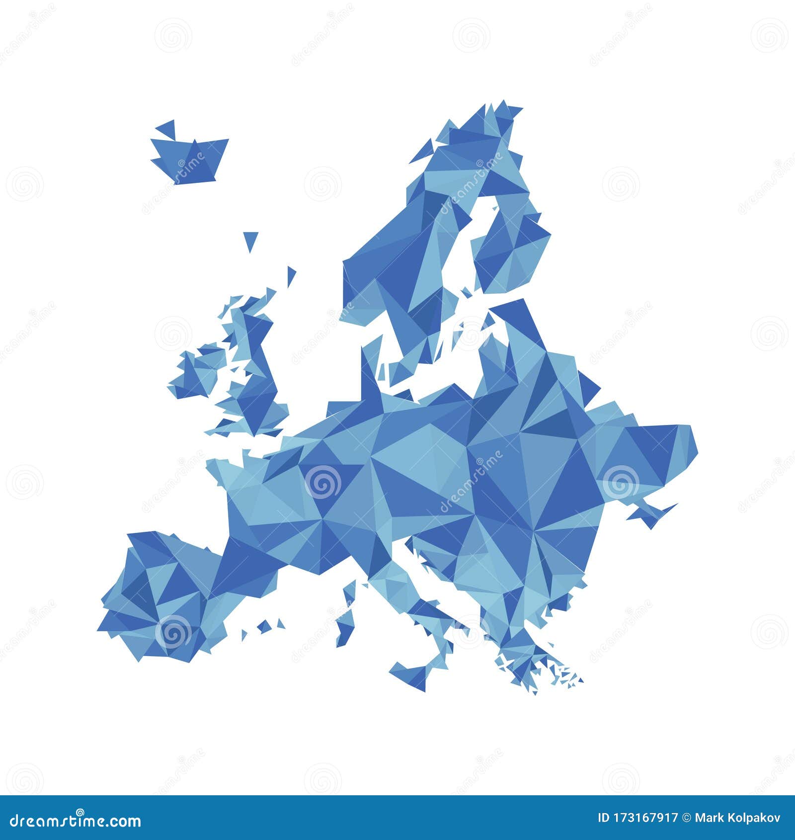 Modern Europe Map Polygons, Great Design for Any Purposes, Vector Stock ... Modern Europe Map Polygons, Great Design for Any Purposes, Vector Stock ...