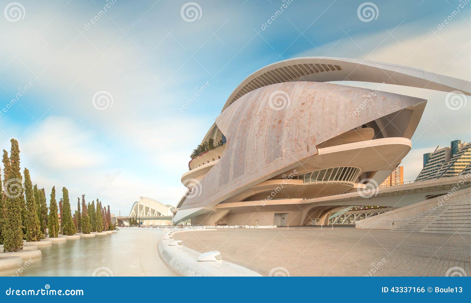 Modern European Architecture, Valencia Editorial Photo - Image of high ...