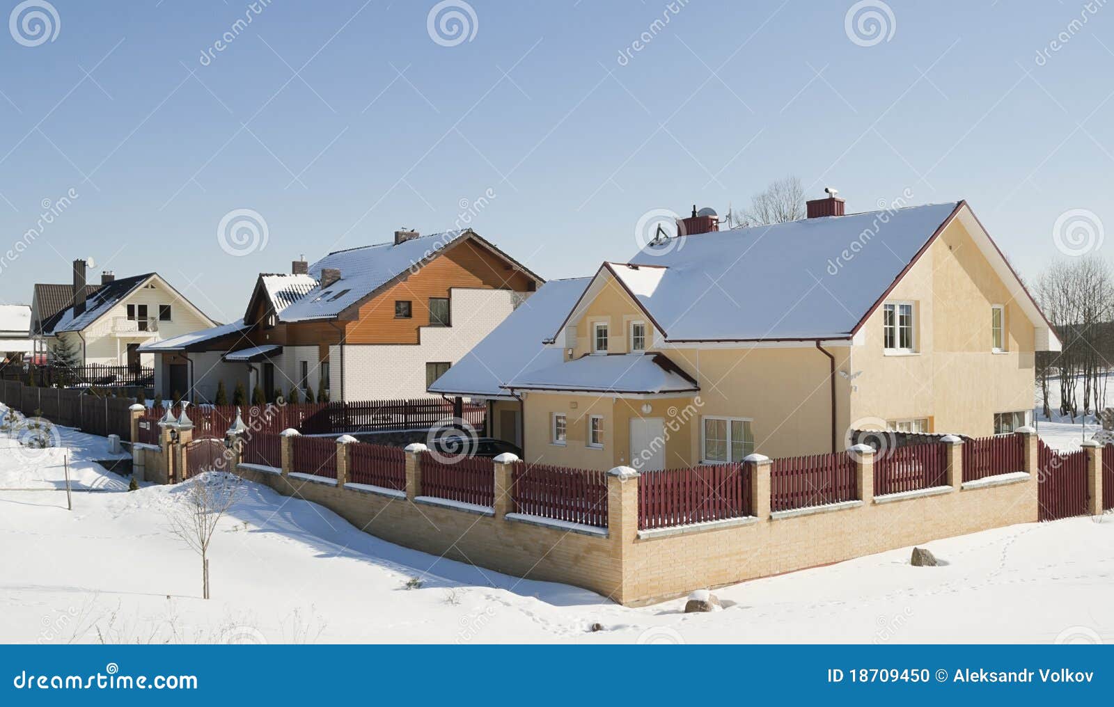Modern European Mass Rural Building Stock Photo - Image of human ...