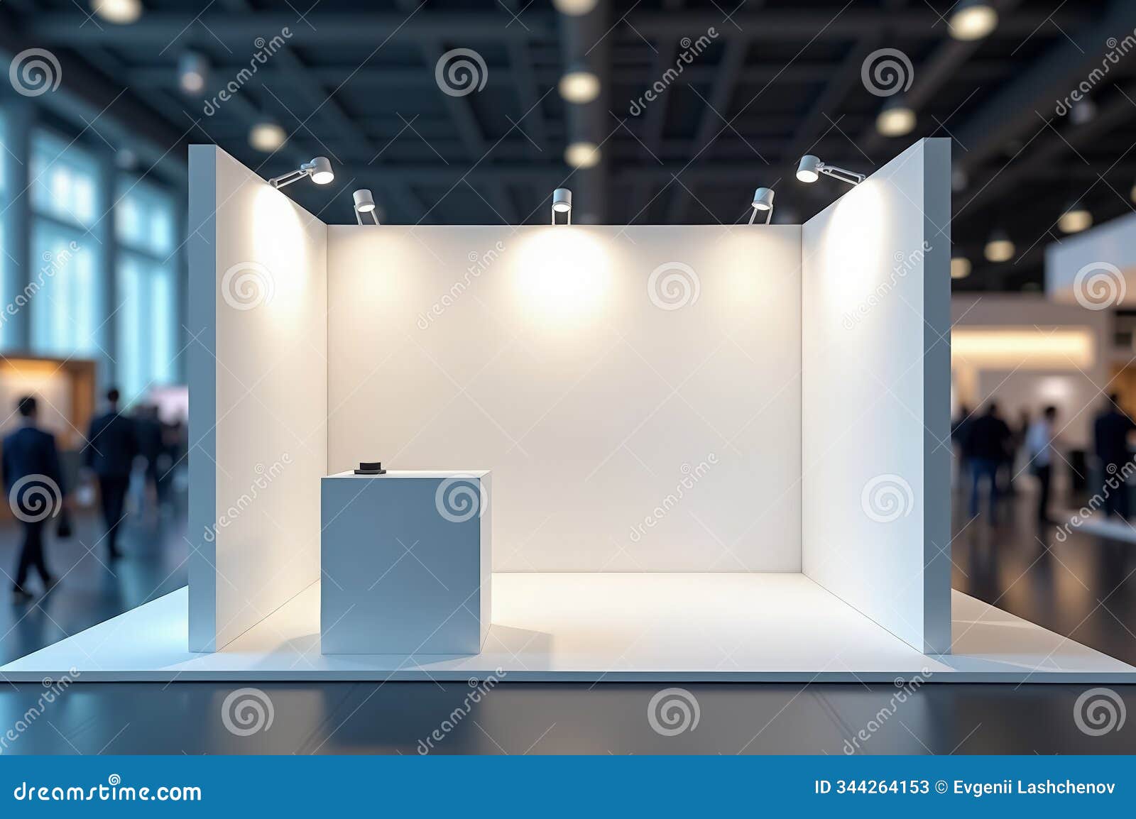 Modern Exhibition Booth Design for Trade Shows and Presentations. AI ...