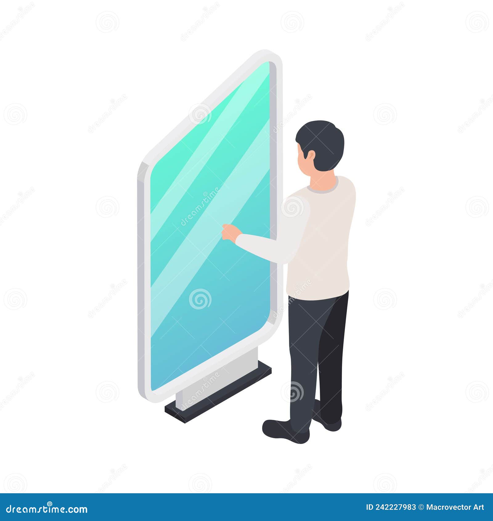 Modern Exhibition Icon stock vector. Illustration of event - 242227983