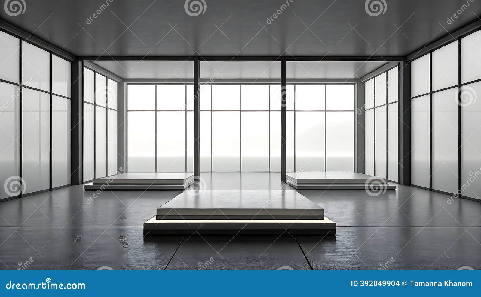 Modern Exhibition Ticket Template Layout Made With Abstract Vector ...