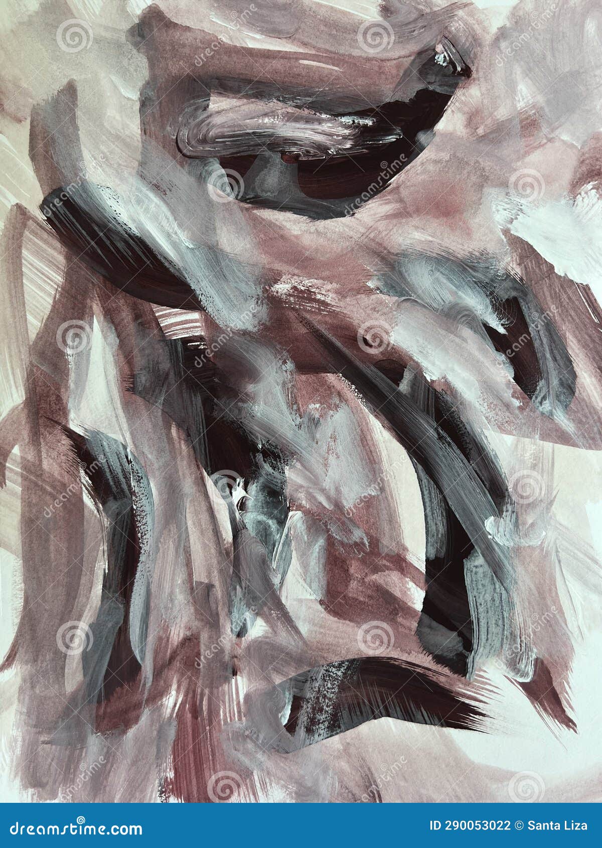 Modern Expression Art Background. Abstract Art. Stock Illustration ...