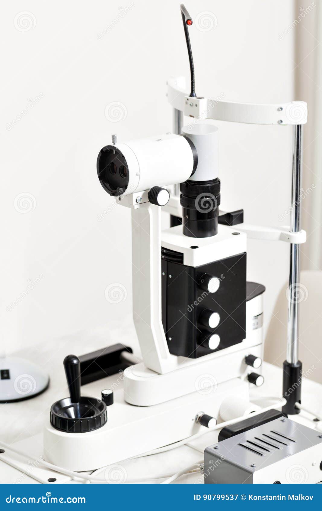 Modern Eye Testing Device Standing in the Lab. Tonometer in ...