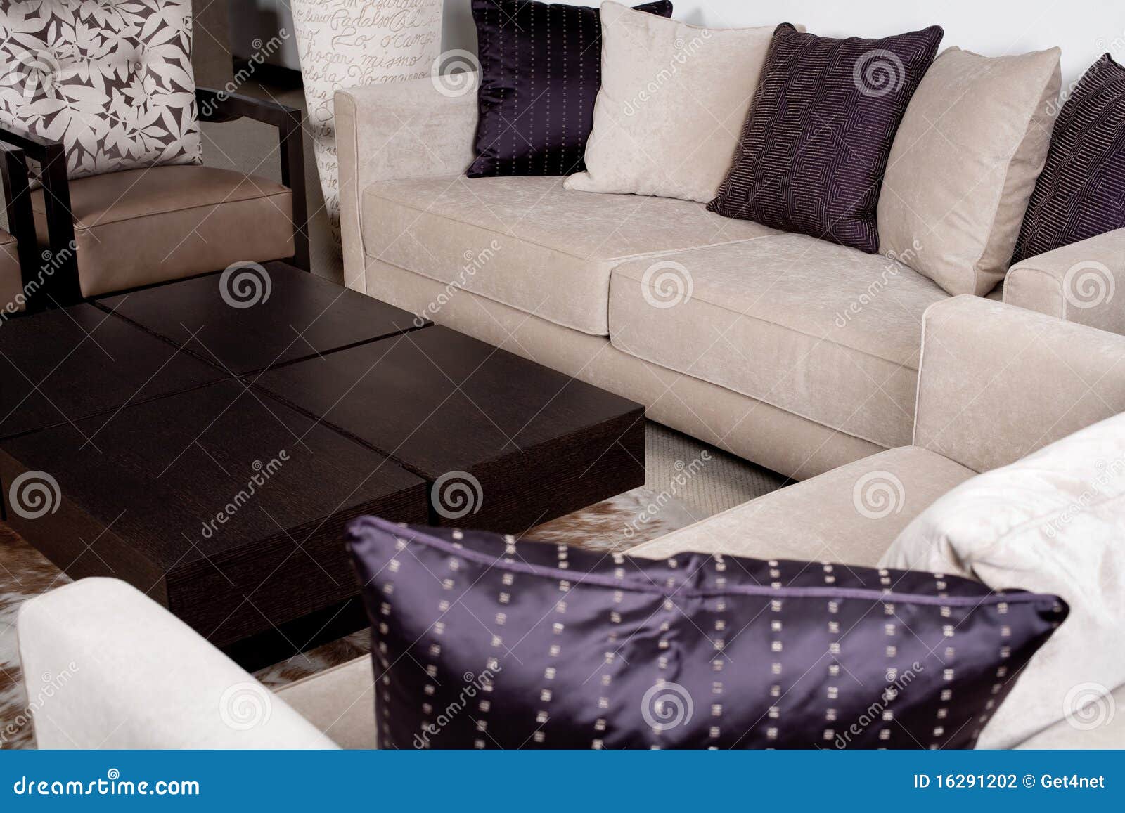 Modern fabric couch stock photo. Image of comfortable - 16291202