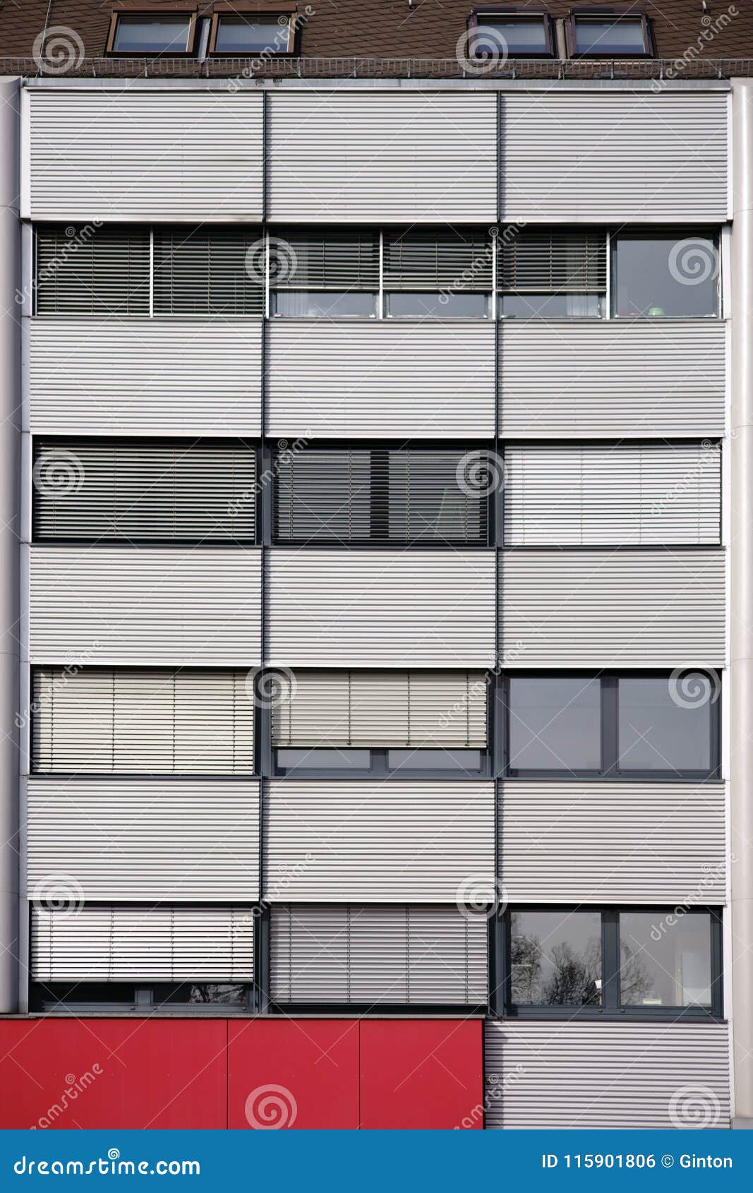 Modern Office Building Facade Stock Photo - Image of square, smooth ...