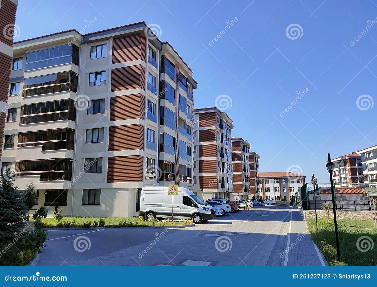 Modern Facade of a Residential Apartment Building in Southern Turkey ...