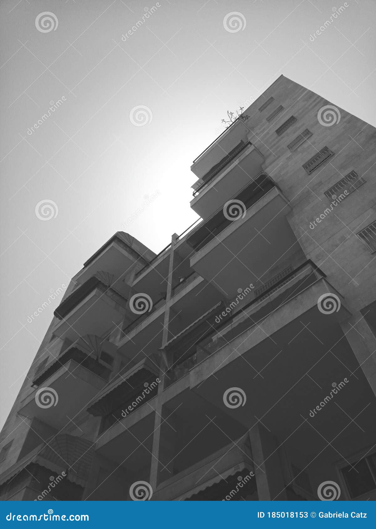 Angle view of building stock image. Image of view, photograph - 185018153