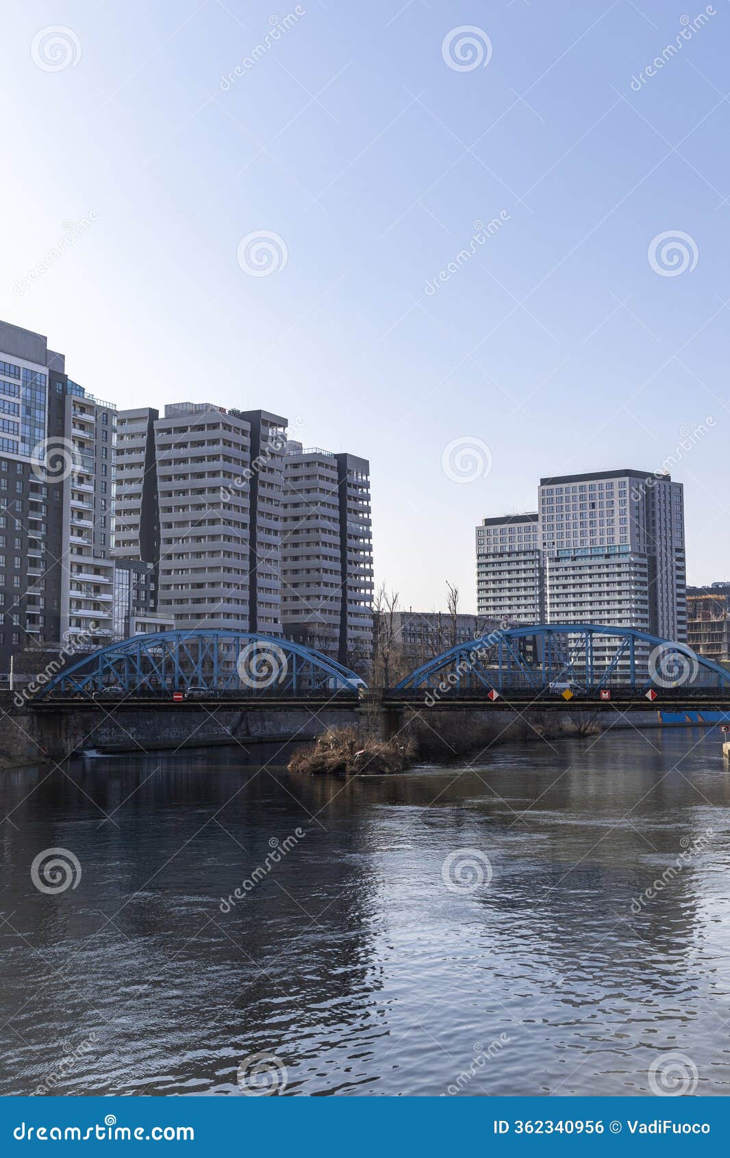 Modern Facade of a Residential Complex Building. Wroclaw, Poland Stock ...