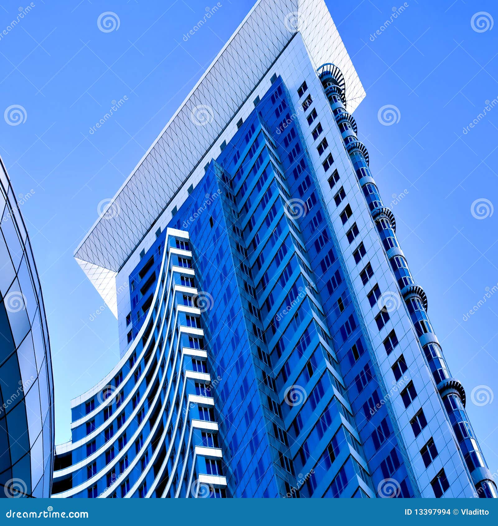 Modern Facade of Skyscraper Stock Photo - Image of office, design: 13397994