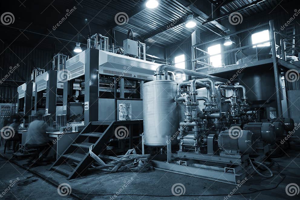 Modern factory stock image. Image of building, indoors - 11806173
