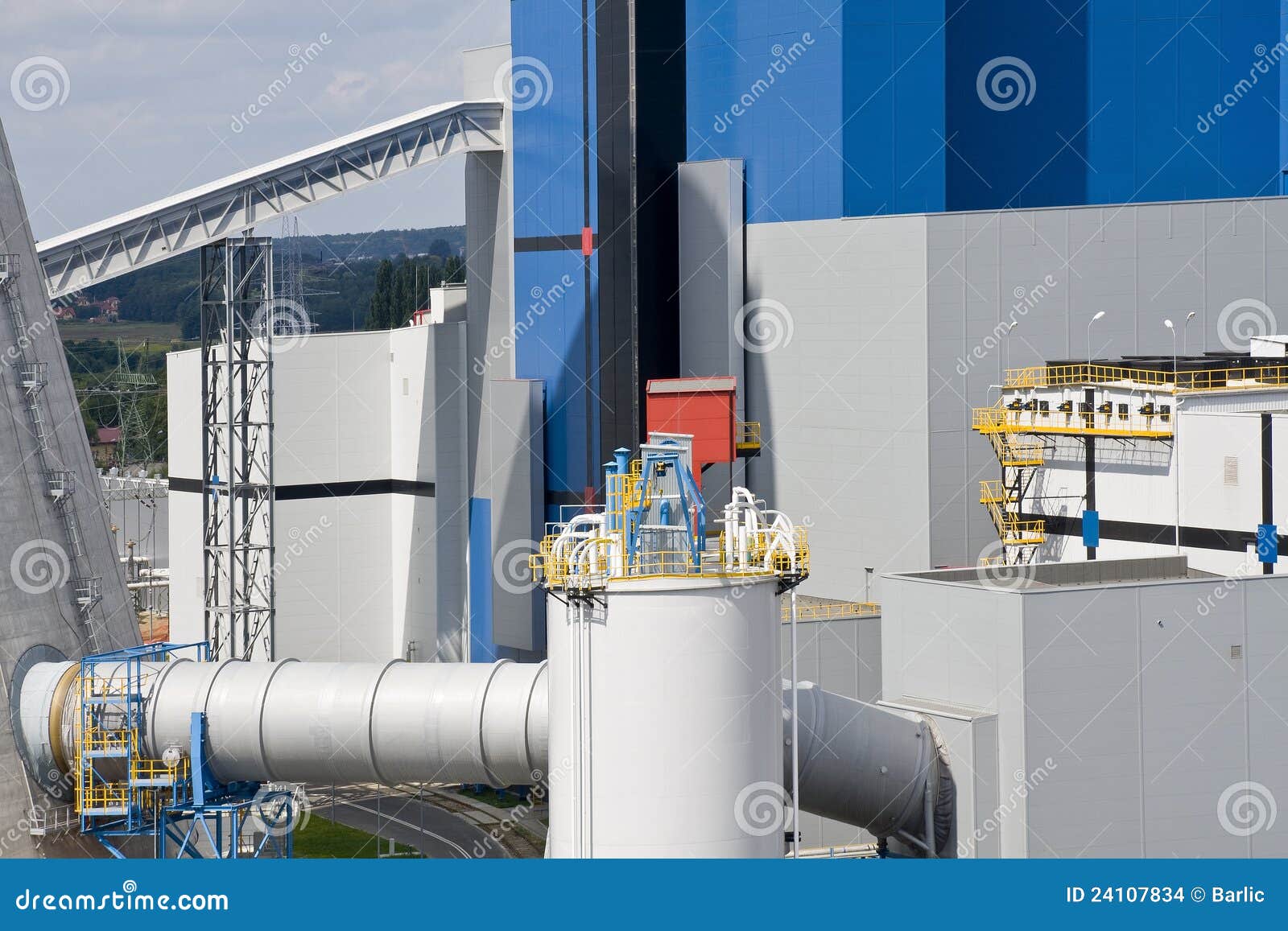 Modern factory stock photo. Image of industry, generation - 24107834