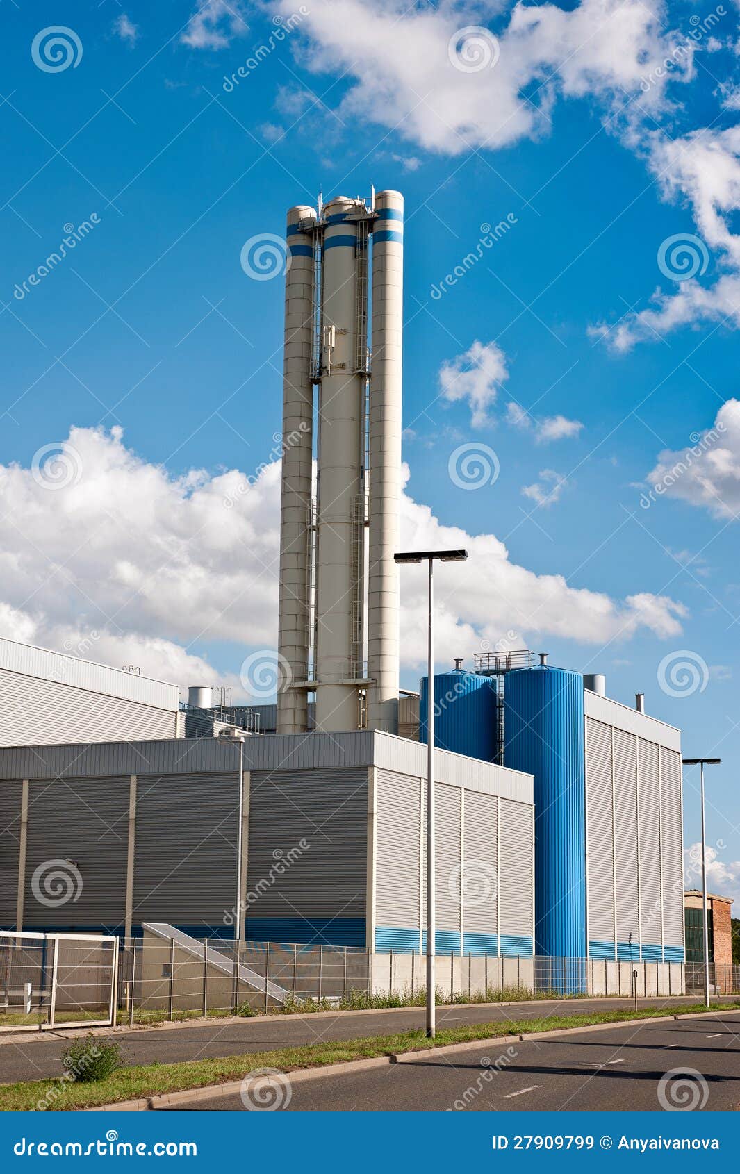 Modern factory in Germany stock image. Image of power - 27909799