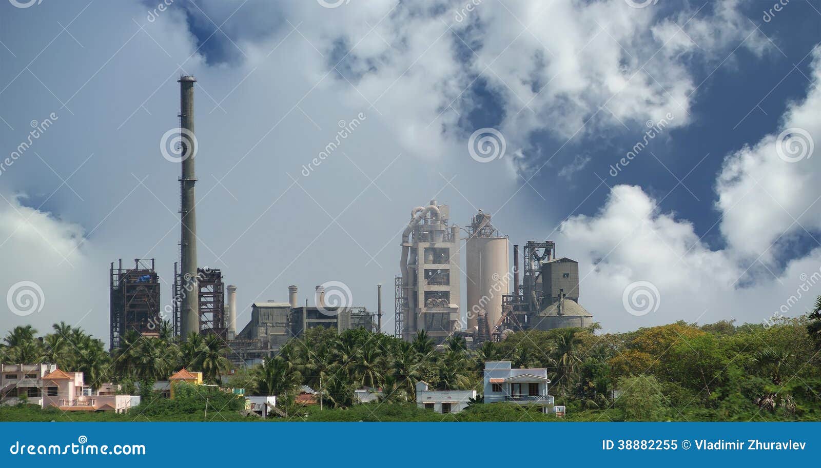 Modern Factory, Kerala, South India Stock Image - Image of ...