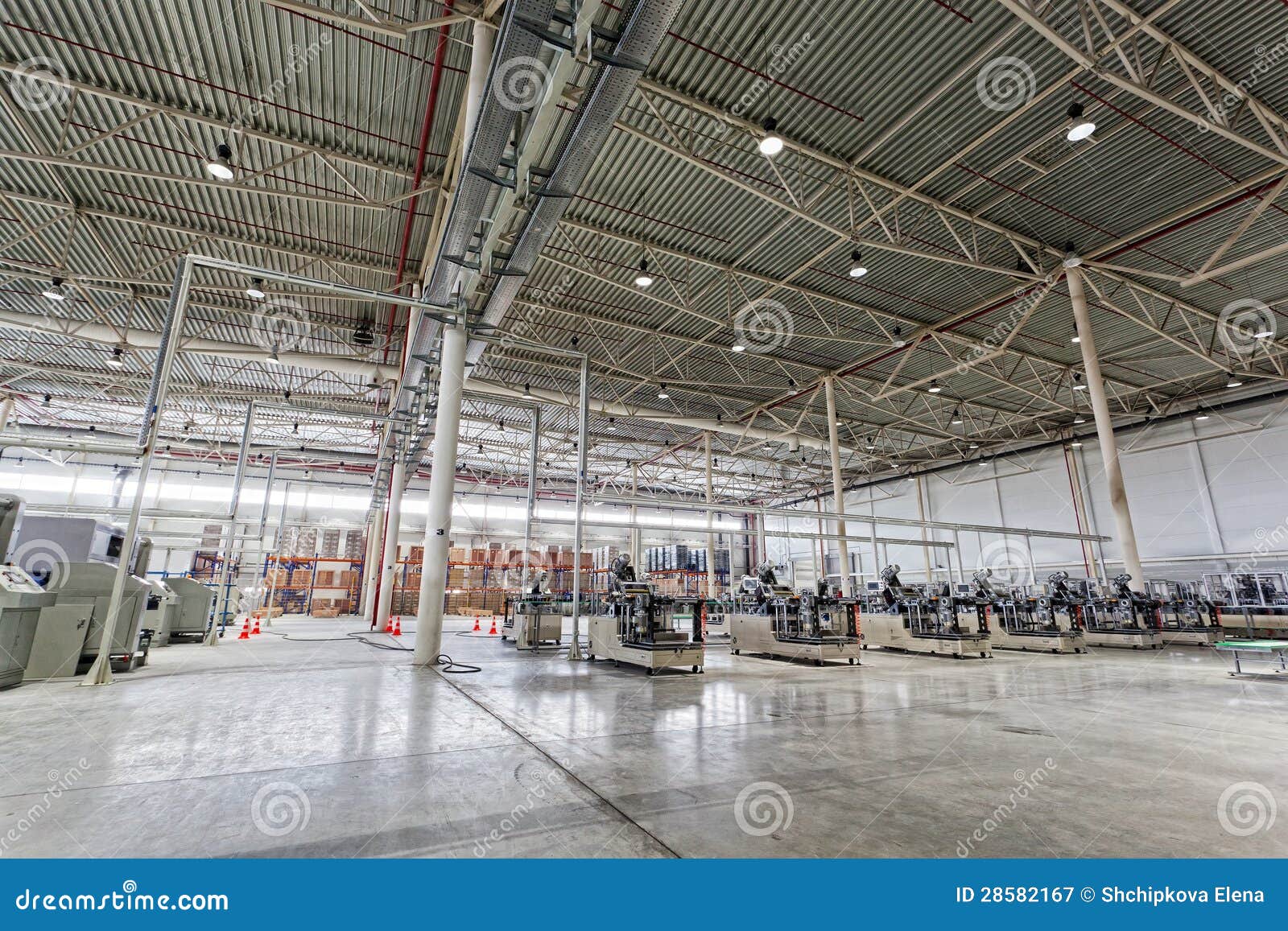 Modern factory shop stock image. Image of technology - 28582167