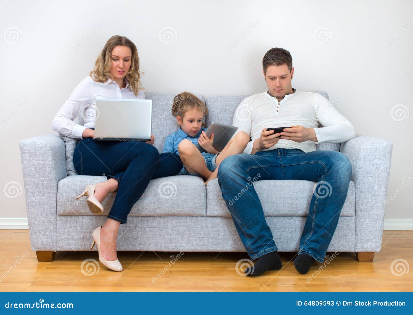 Modern family values. stock image. Image of addiction - 64809593