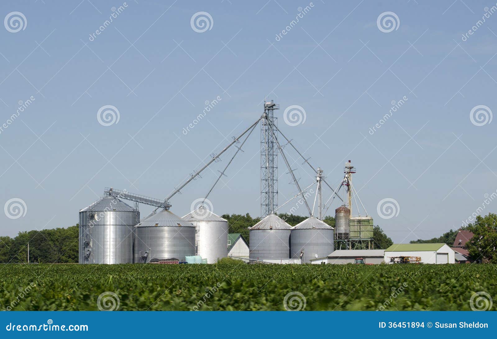 Modern farm stock photo. Image of work, architecture - 36451894