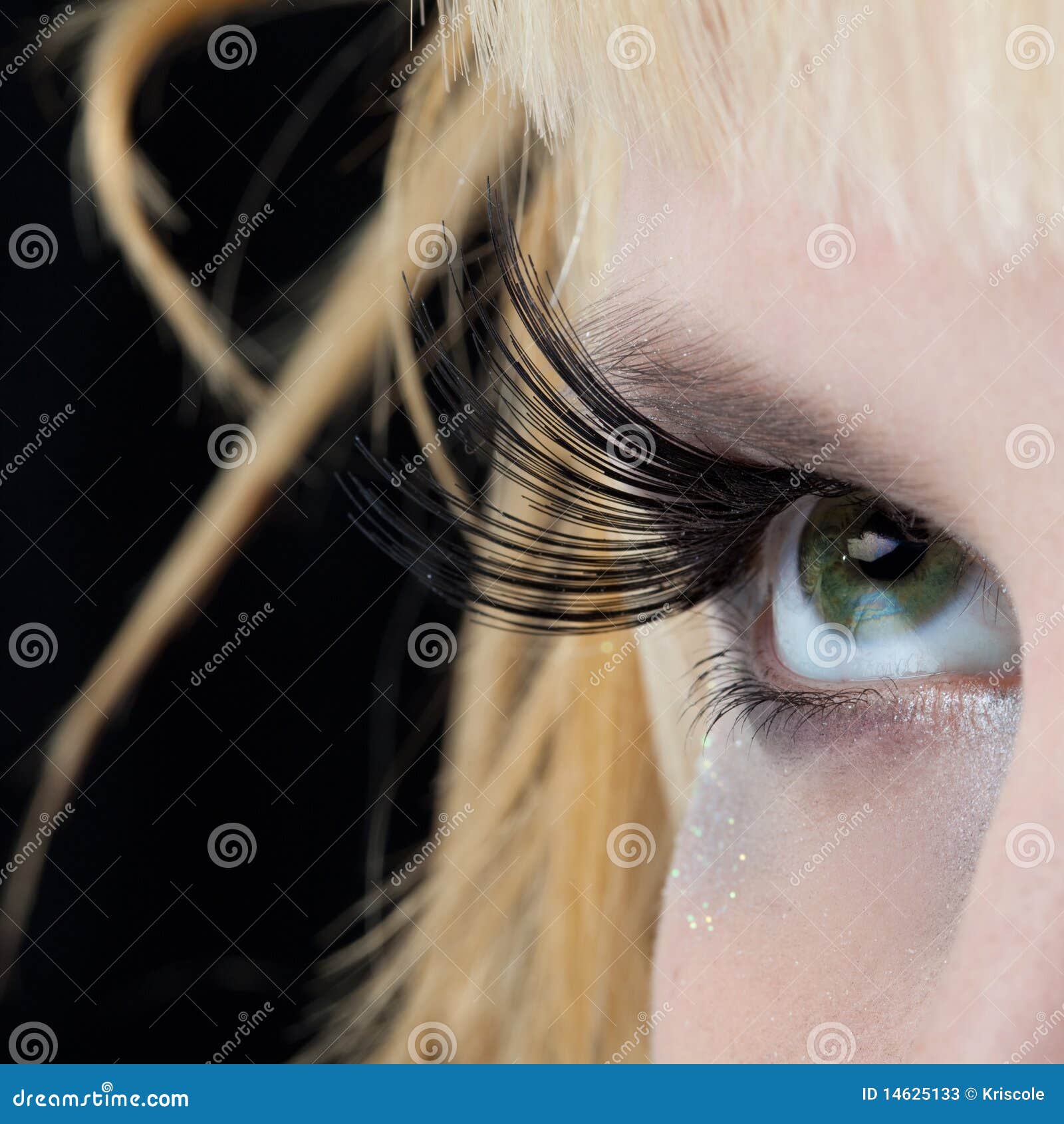 Modern Fashion Makeup of a Female Eye Stock Image - Image of modern ...