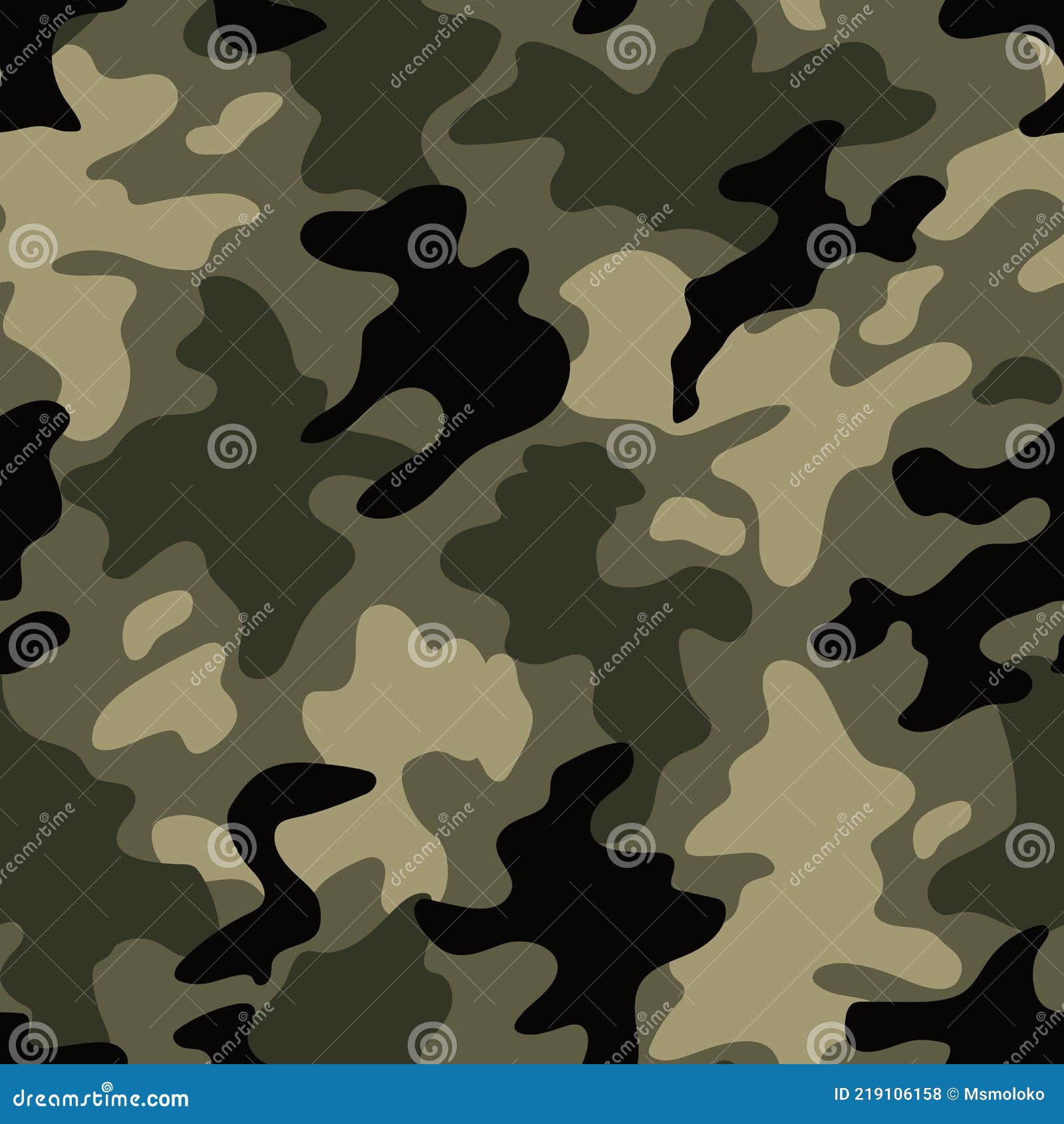 Modern Fashion Vector Trendy Camo Pattern Stock Vector - Illustration ...