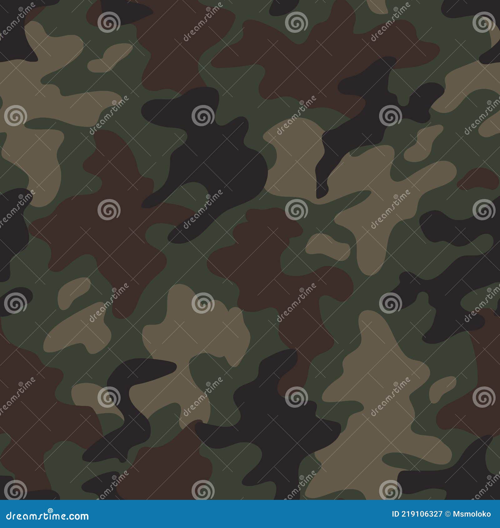 Modern Fashion Vector Trendy Camo Pattern Stock Vector - Illustration ...