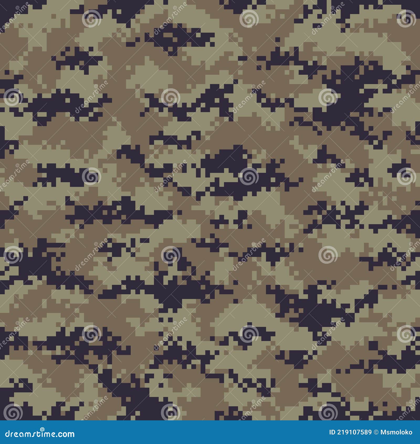 Modern Fashion Vector Trendy Camo Pattern Stock Vector - Illustration ...