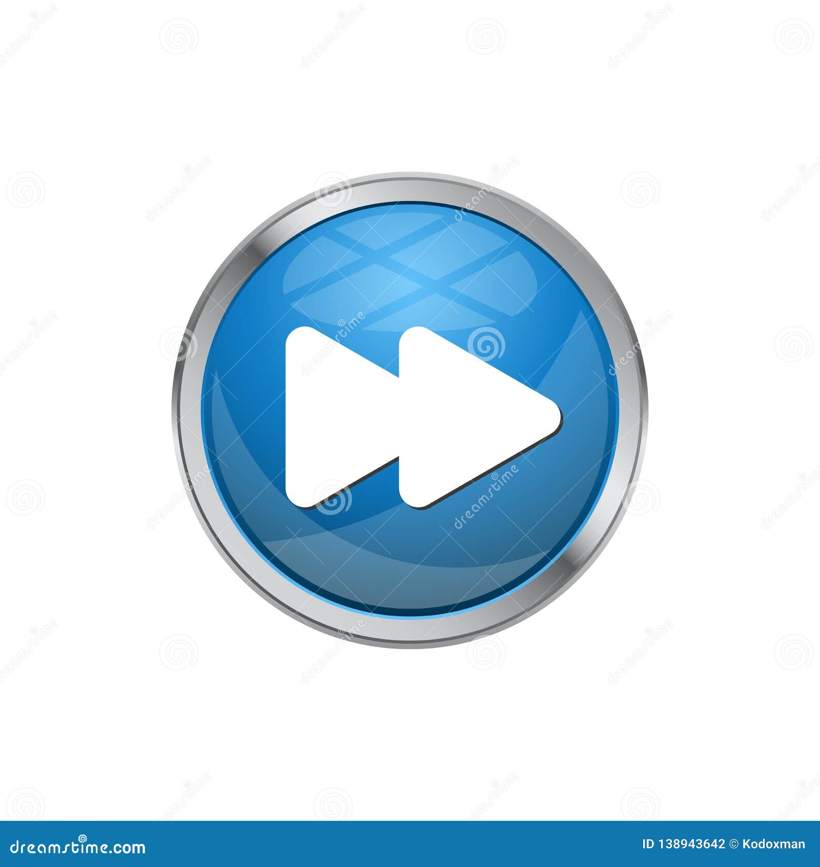 Modern Fast Forward Icon Button Logo Stock Vector - Illustration of ...