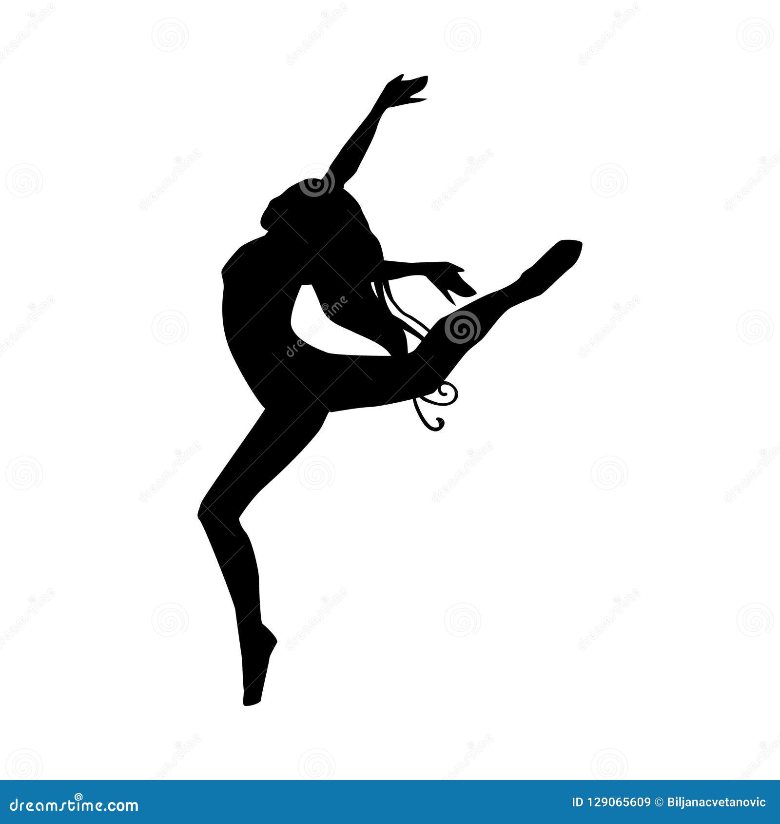 Freedom dancer stock vector. Illustration of flight - 129065609
