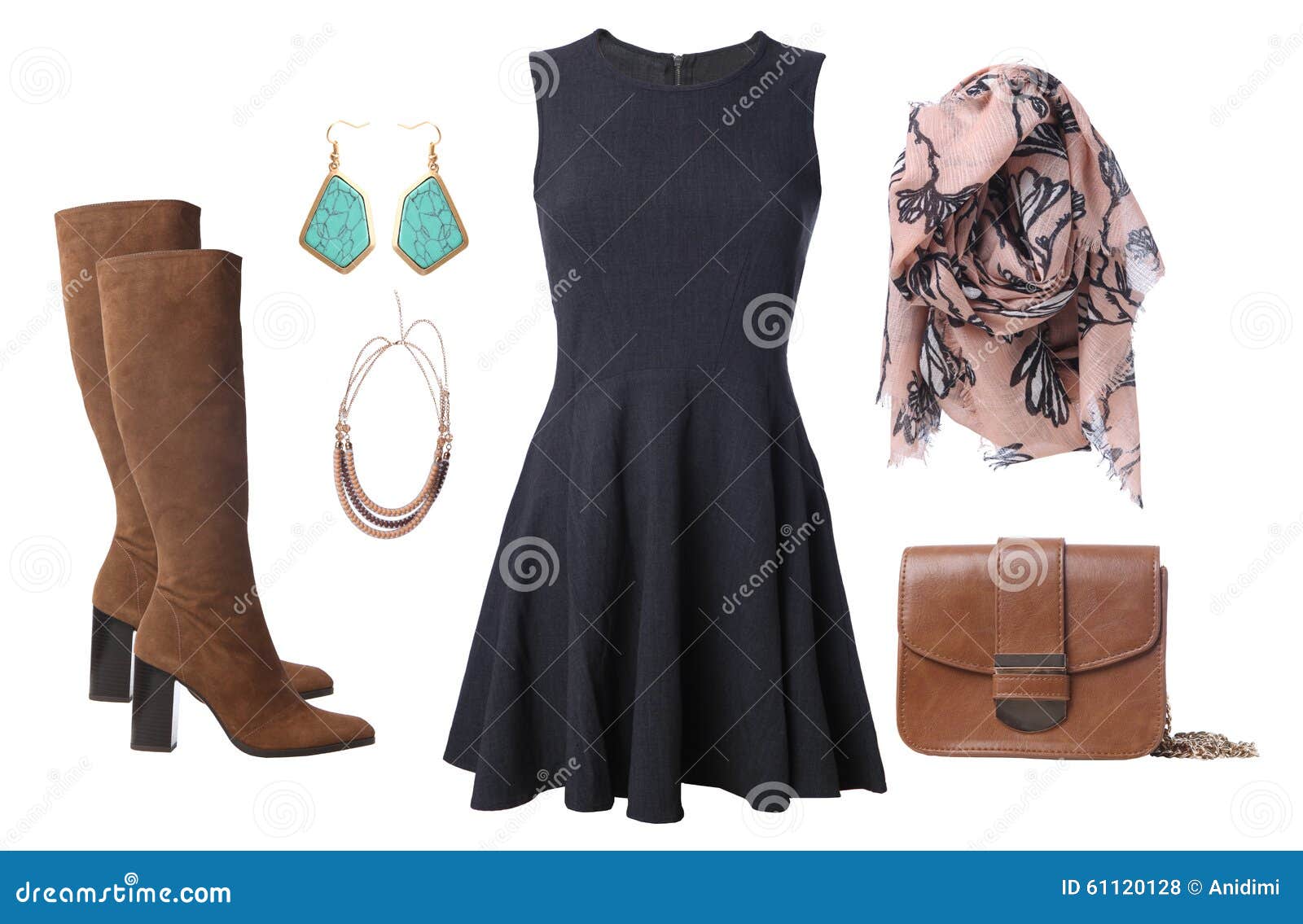 Modern Female Clothes Isolated Stock Photo - Image of textile, spring ...