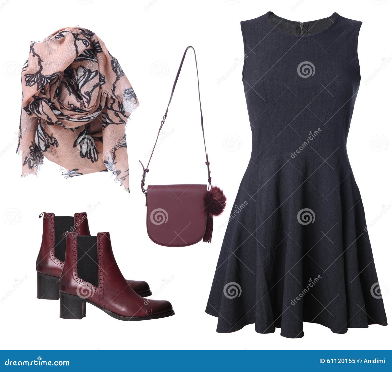 Modern Female Clothes Isolated Stock Image - Image of dress, modern ...
