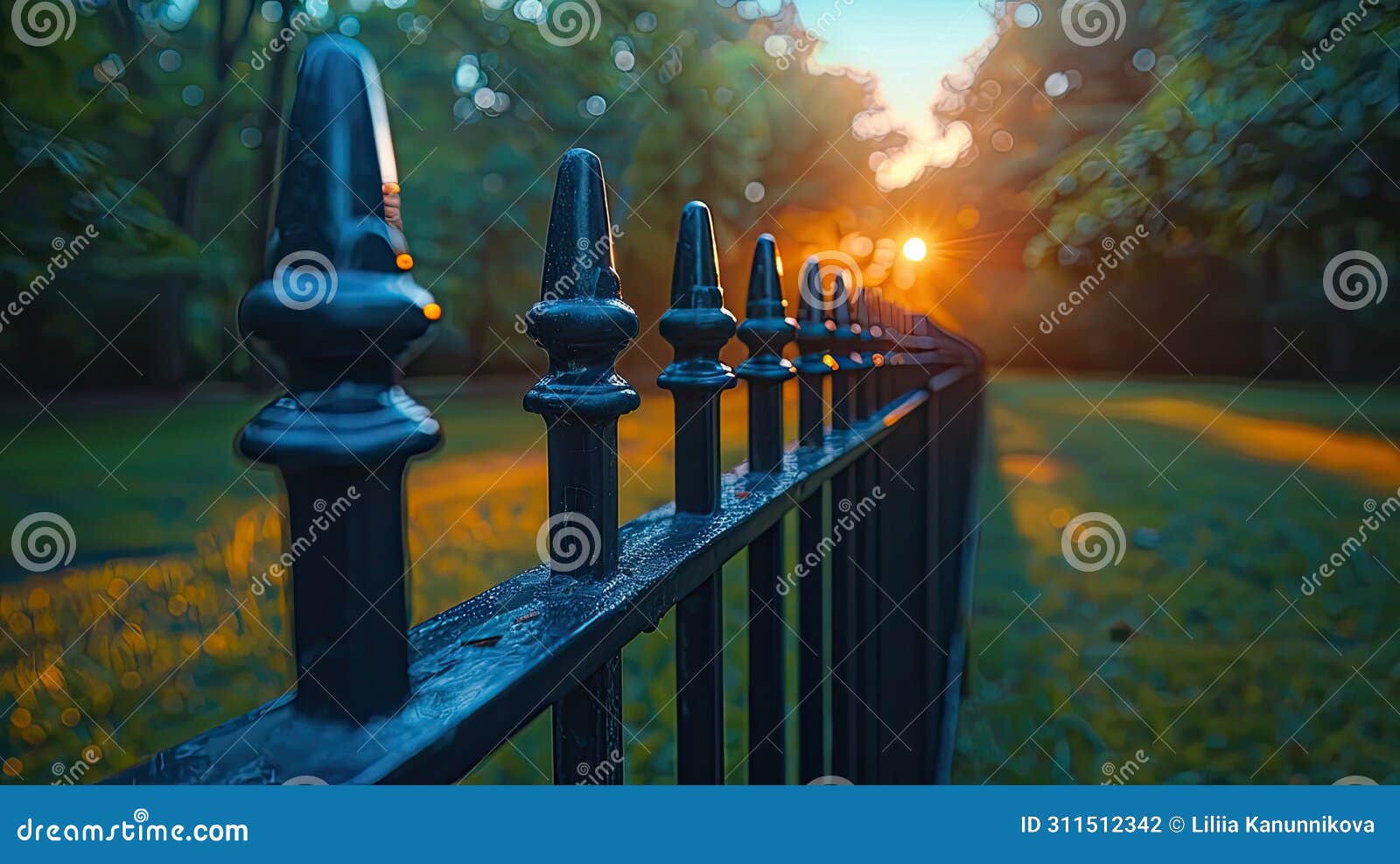 A Modern Fence, Emphasizing Its Sleek Materials and Geometric Patterns ...