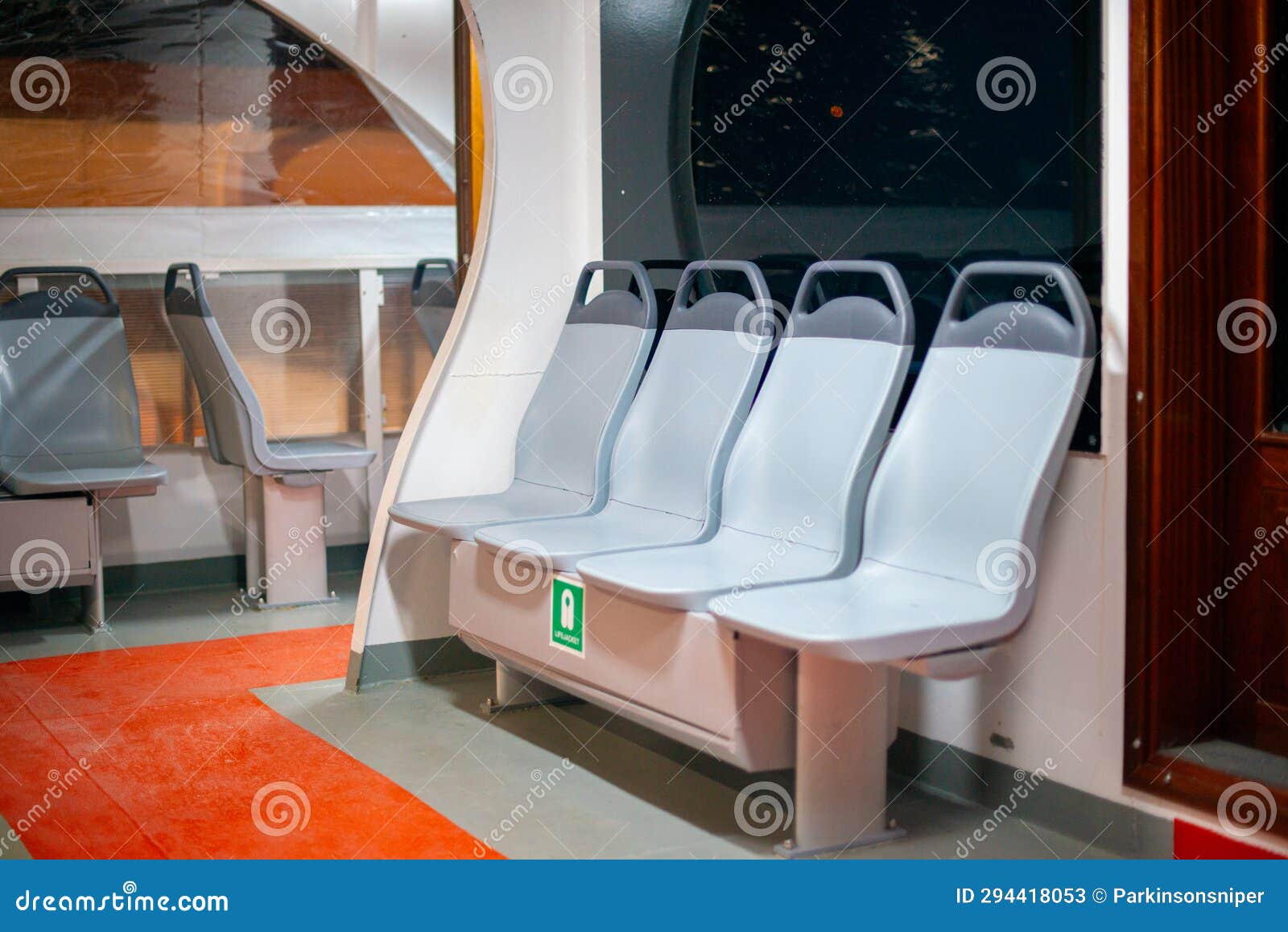 Modern Ferry Seating Arrangement Stock Image - Image of travel, wood ...