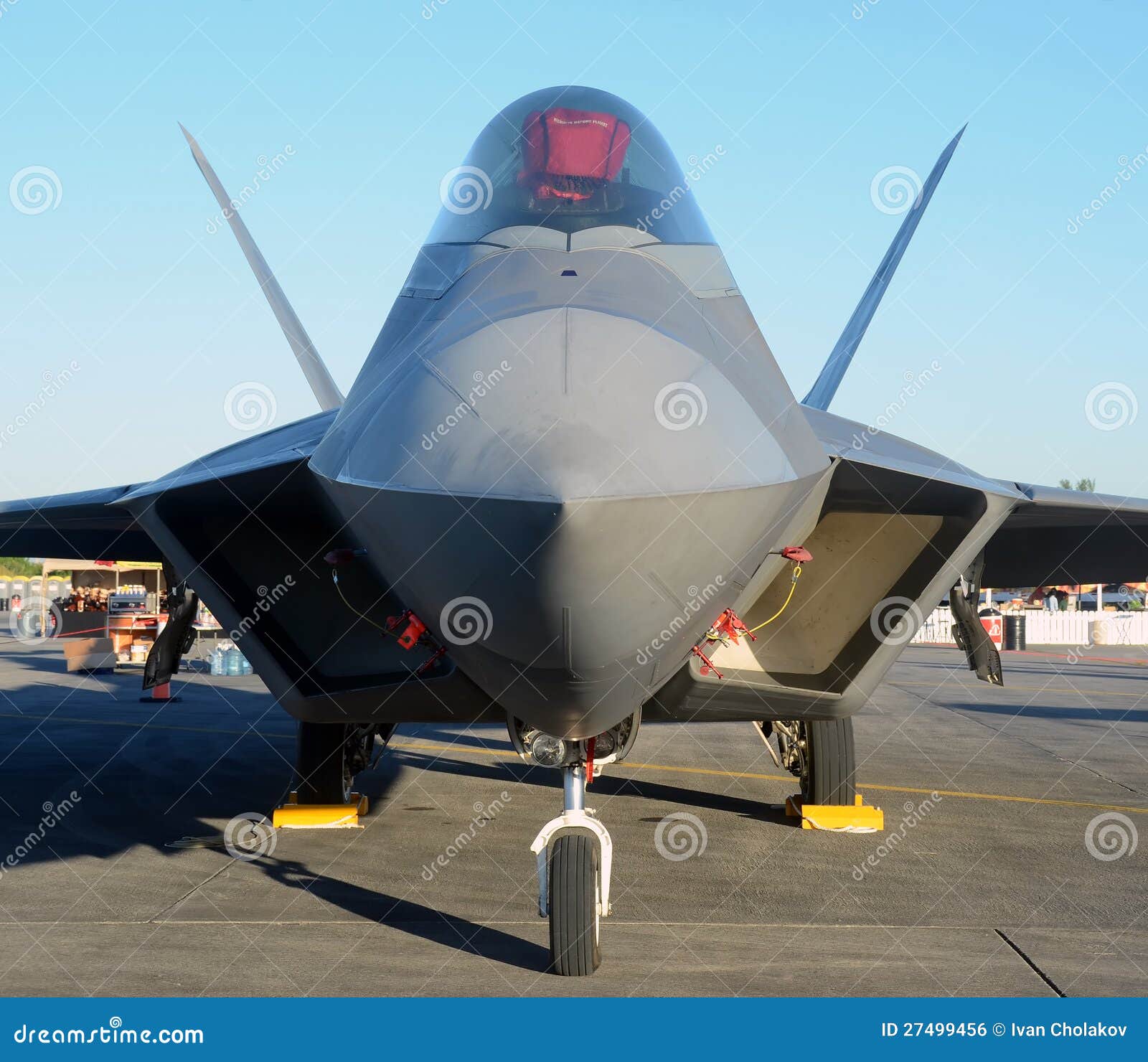 Modern fighter jet stock photo. Image of nose, front - 27499456