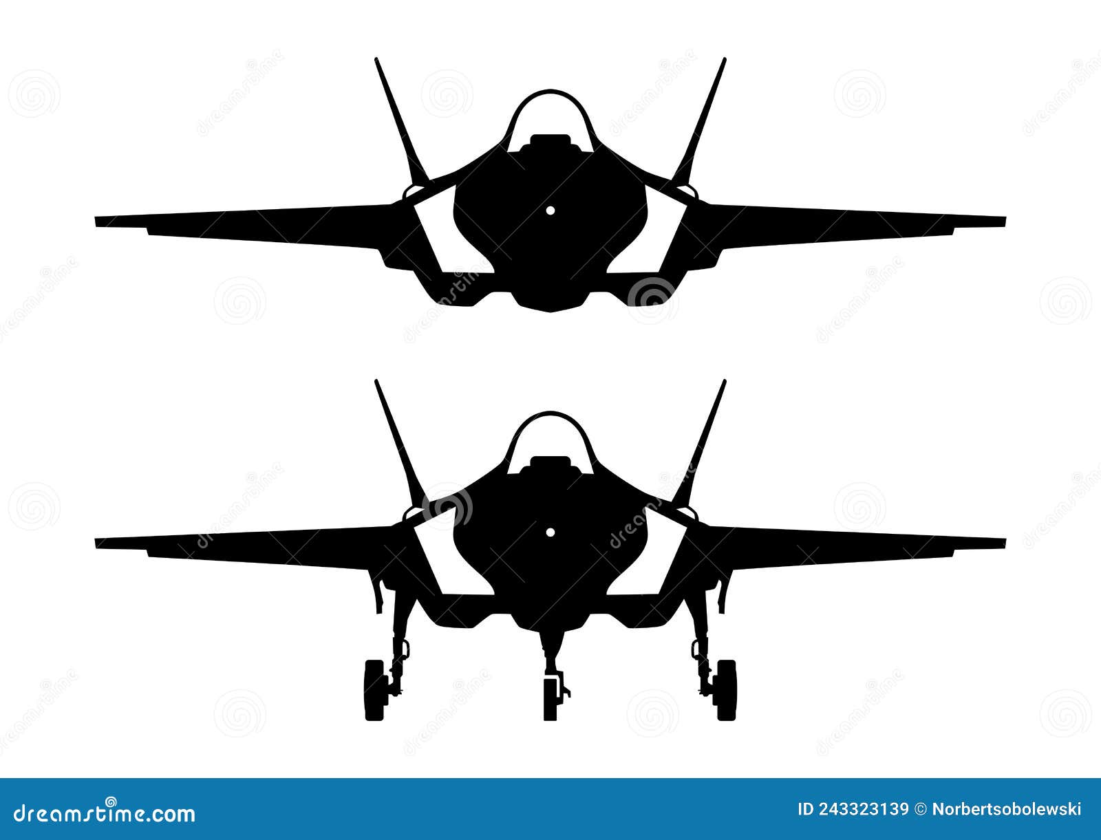 Fighter Jet Silhouette Royalty-Free Stock Photography | CartoonDealer ...
