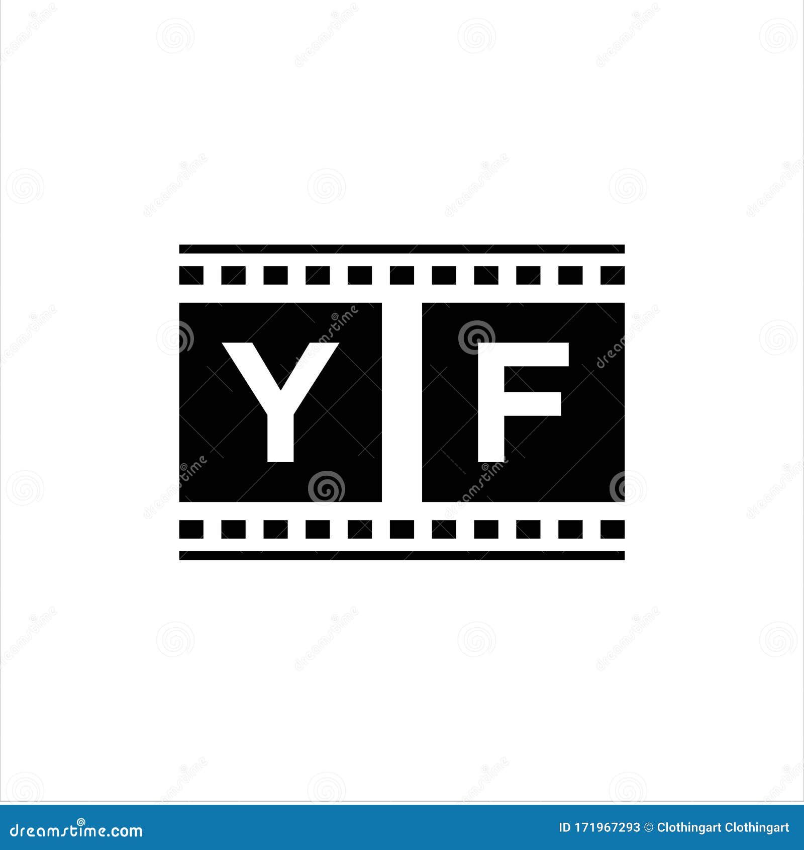 Modern Film Logo Design Concept Stock Vector - Illustration of sign ...