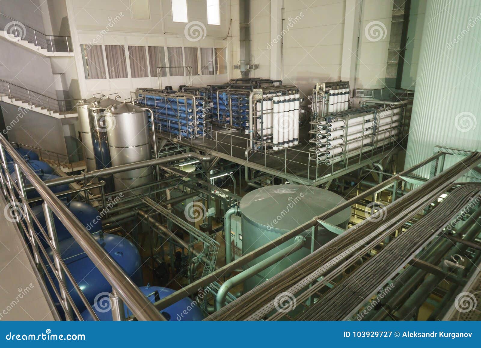 Modern Filter System Close Up Stock Image - Image of aqua, clean: 103929727