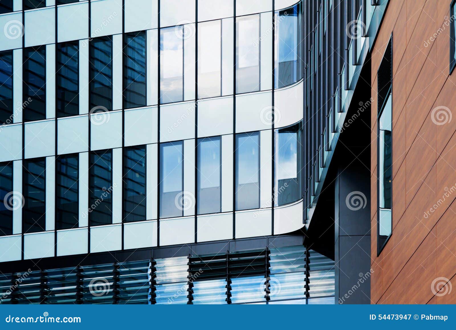 Modern Financial Office Building Stock Image - Image of buildings ...