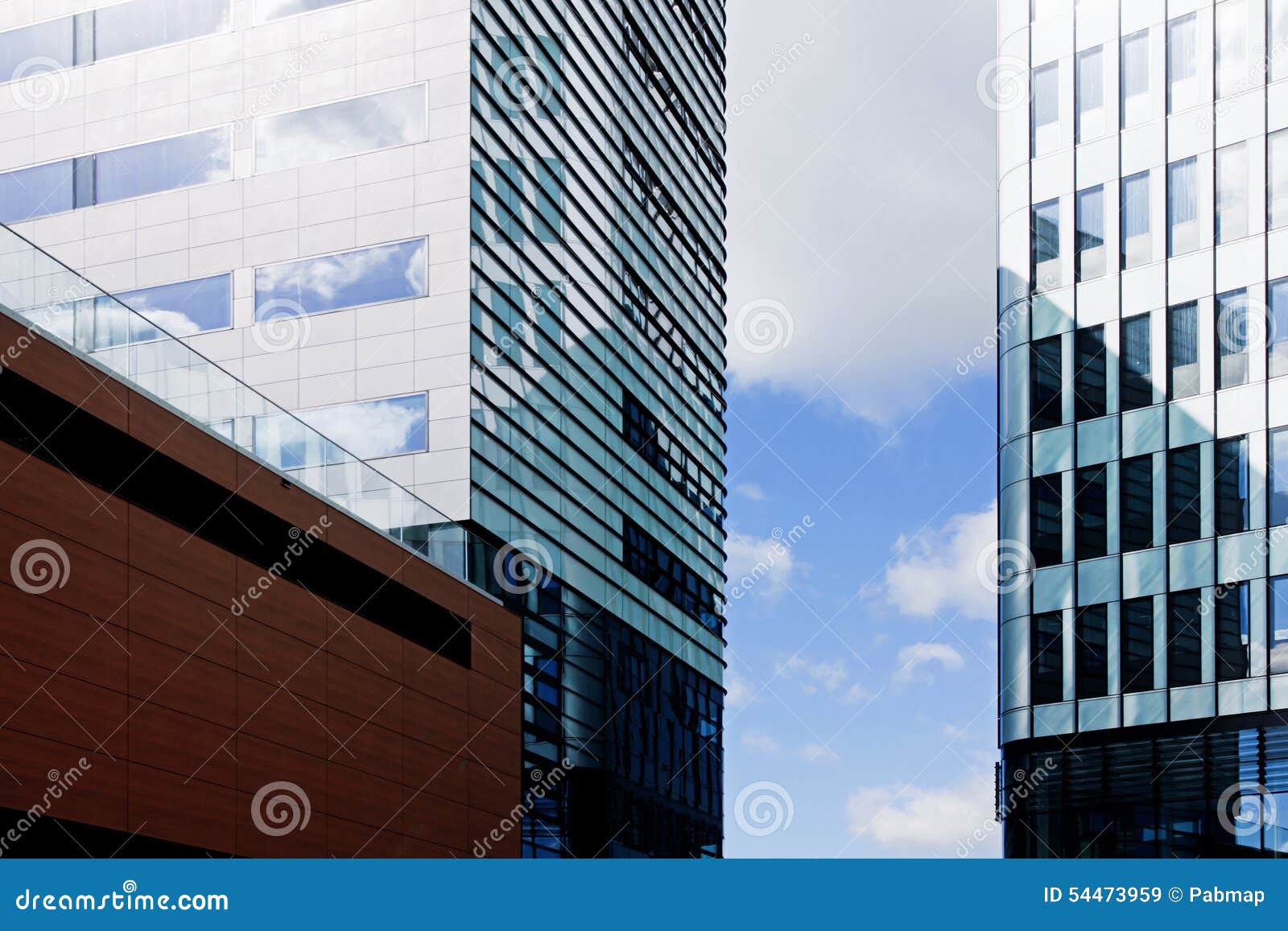 Modern Financial Office Building Stock Image - Image of district ...