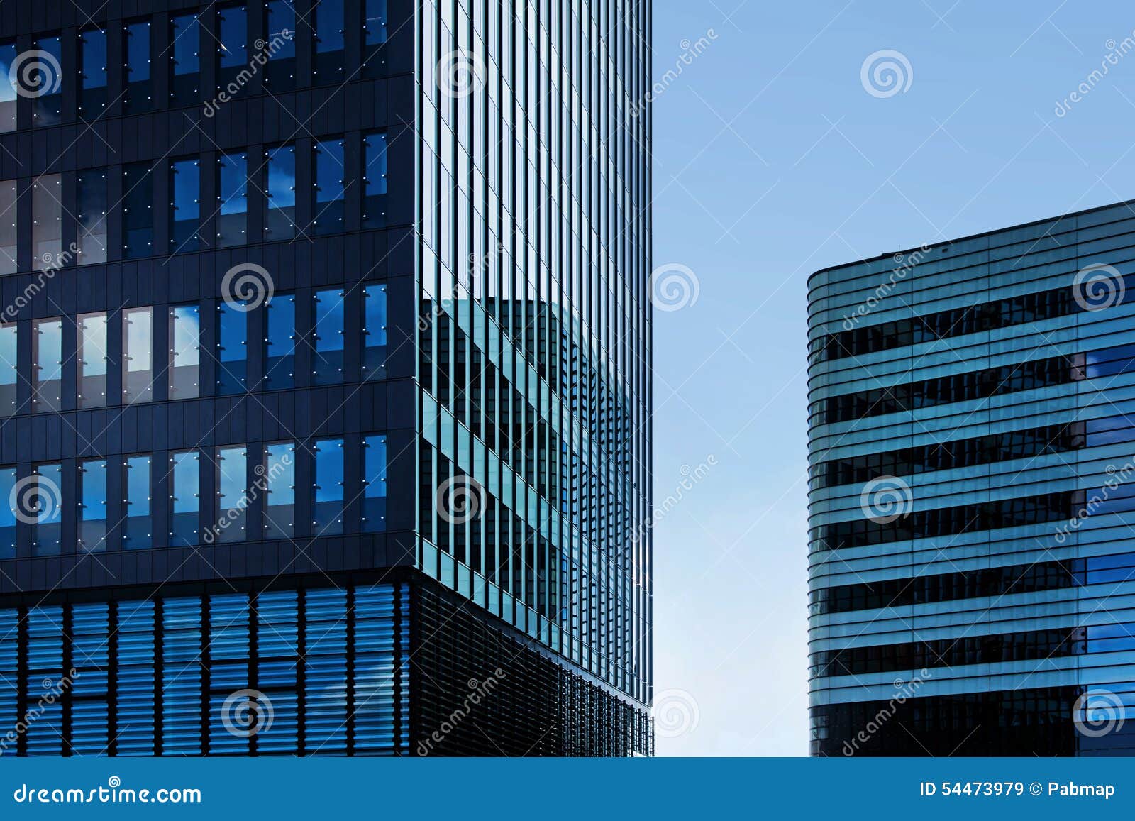 Modern Financial Office Building Stock Image - Image of center, office ...