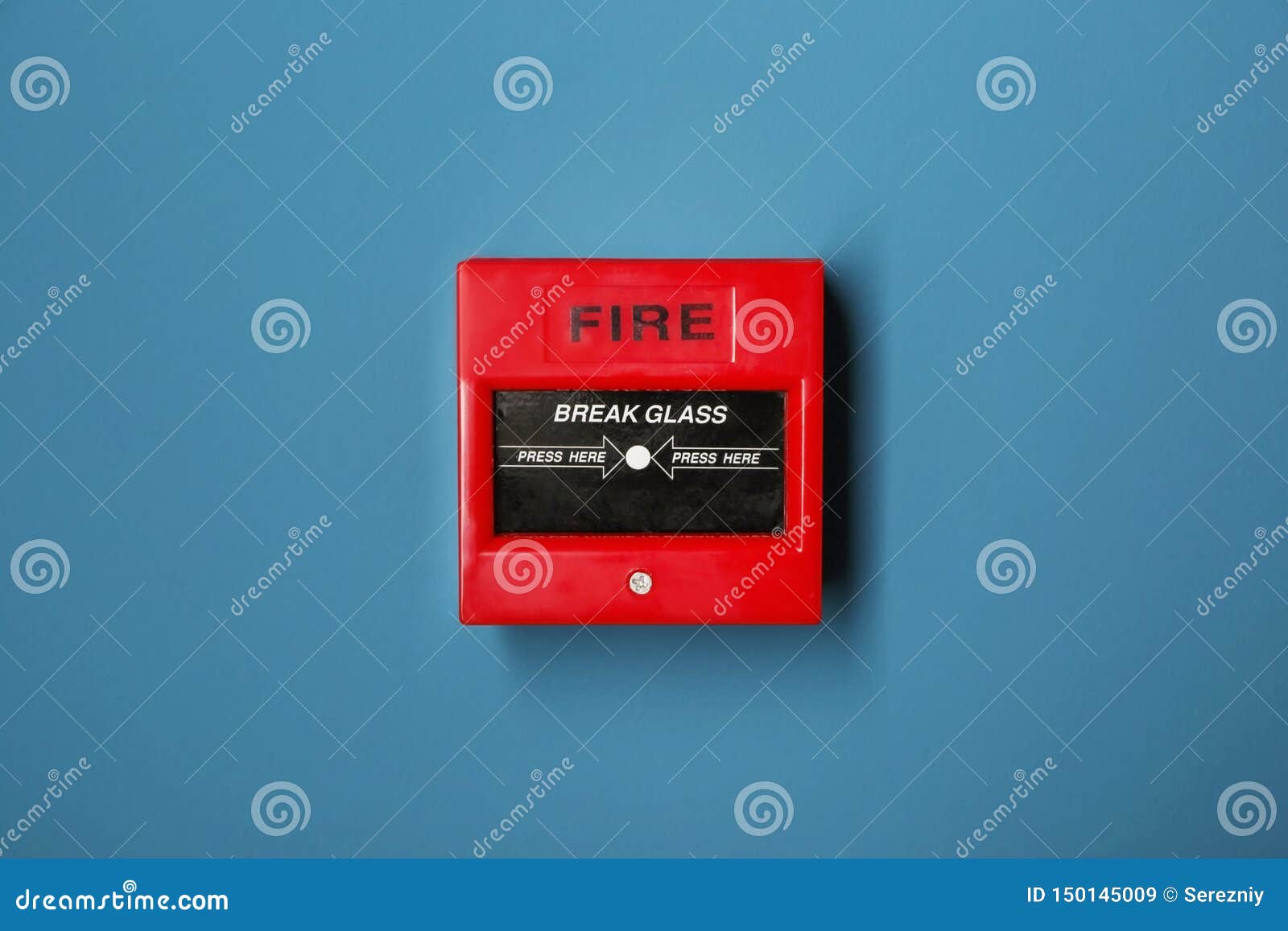 Modern Fire Call Point on Color Background Stock Image - Image of ...