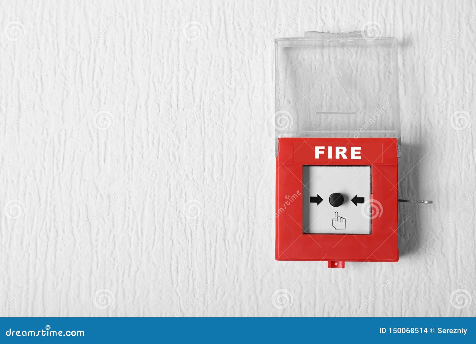 Modern Fire Call Point On Wall Indoors Stock Photo - Image of ...