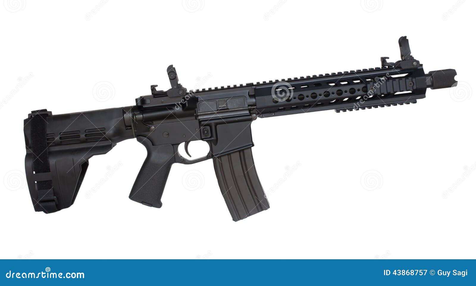 Modern firearm stock image. Image of riflle, trigger - 43868757